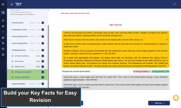 Online PPL Meteorology Theory Course | SkyLearner Aviation